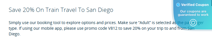 50% Off Amtrak Coupons & Discount Codes - March 2025