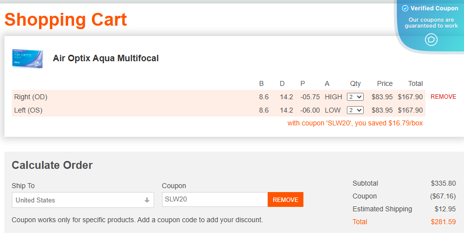 12% Off Contact Lens King Coupons & Promo Codes - April