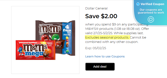 $3 Off Dollar General Coupons & Discounts - April 2025