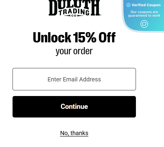 25% Off Duluth Trading Coupons & Promo Codes - March 2025