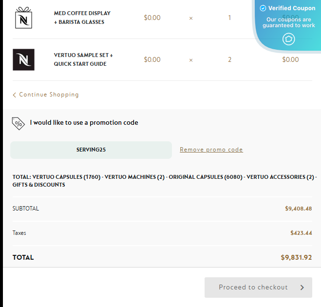 25% Off Nespresso Coupons & Promo Codes - March 2025