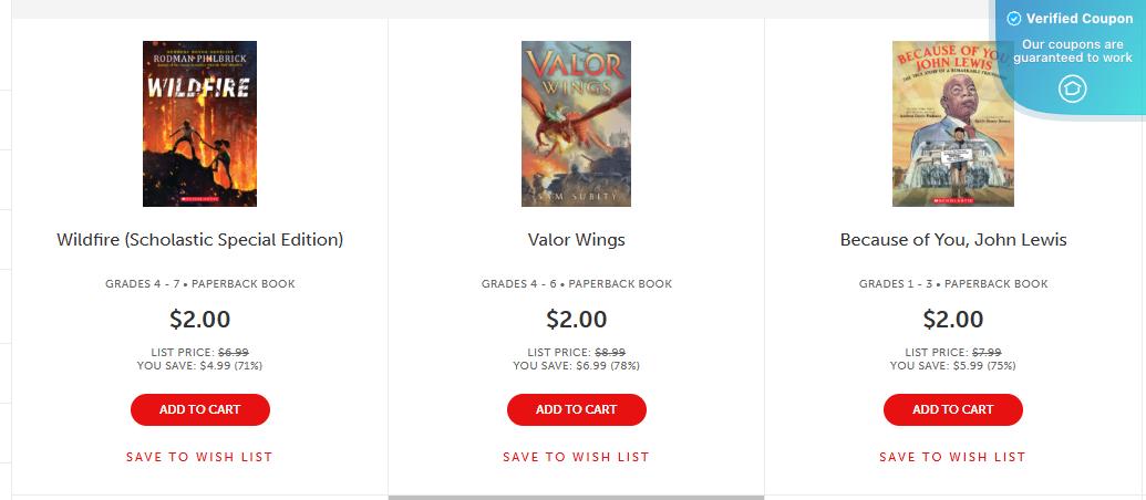 40% Off Scholastic Coupons & Promo Codes - March 2025