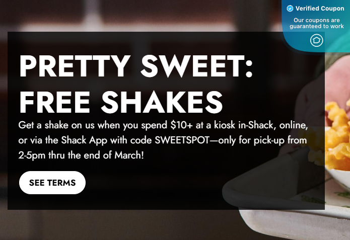 20% Off Shake Shack Coupons & Promo Codes - March 2025