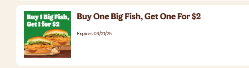 Burger King Coupons & Coupon Codes: 25% Off - April 2025