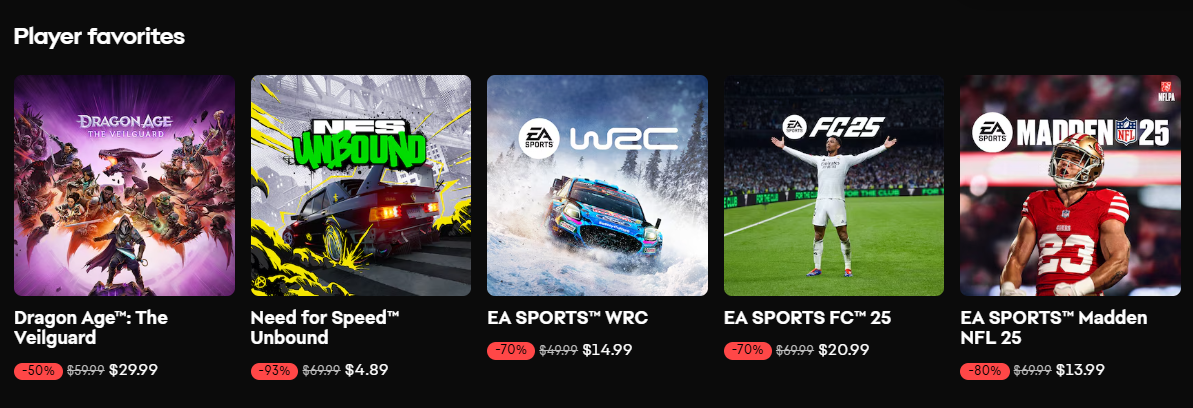 40% Off EA Coupons, Promotions & Discounts - May 2025