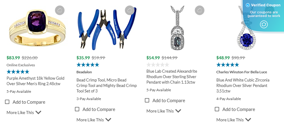 75% Off JTV Coupons & Promo Codes + 1.5% Cash Back - April