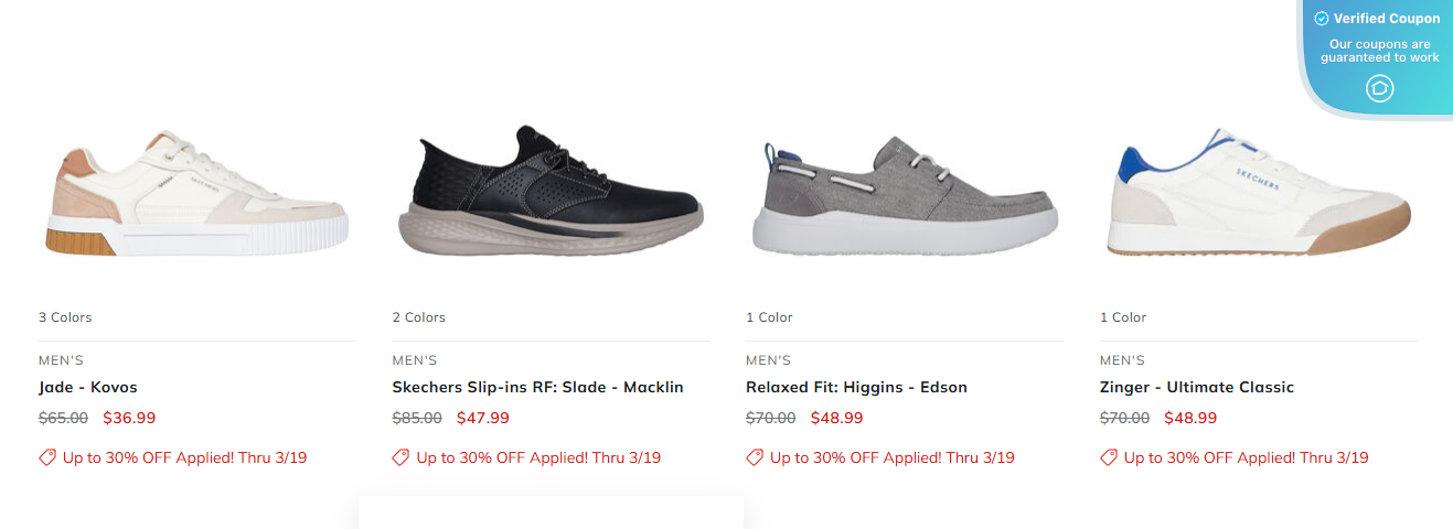 40% Off Skechers Coupons & Promo Codes - March 2025