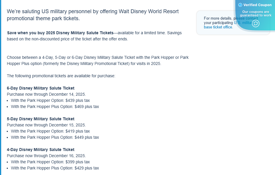 50% Off Disney World Coupons & Discounts - April 2025