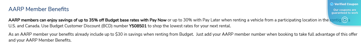 40% Off Budget Car Rental Coupons & Discount Codes - March 2025