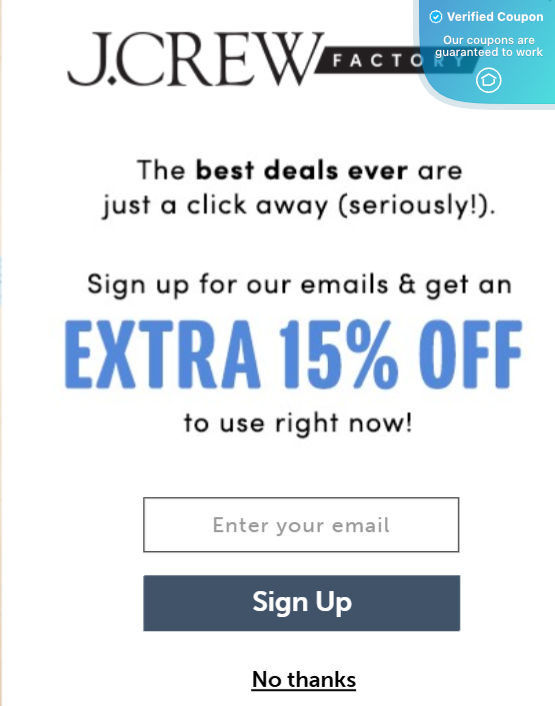60% Off J Crew Factory Coupons & Promo Codes - April 2025