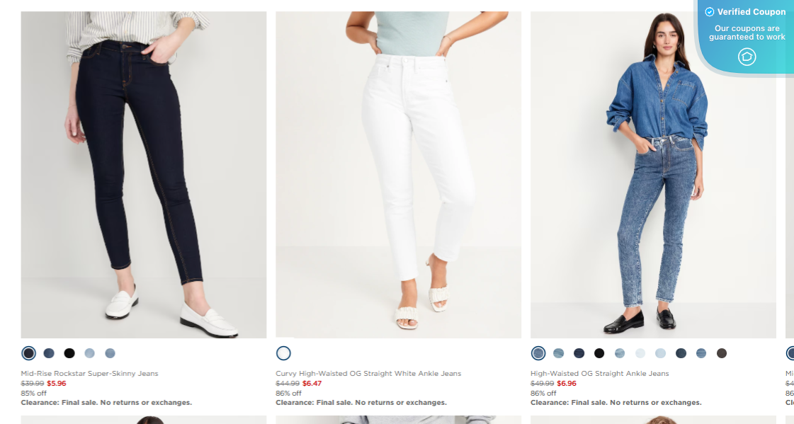 Old Navy Coupons & Promo Codes: $60 Off - April 2025
