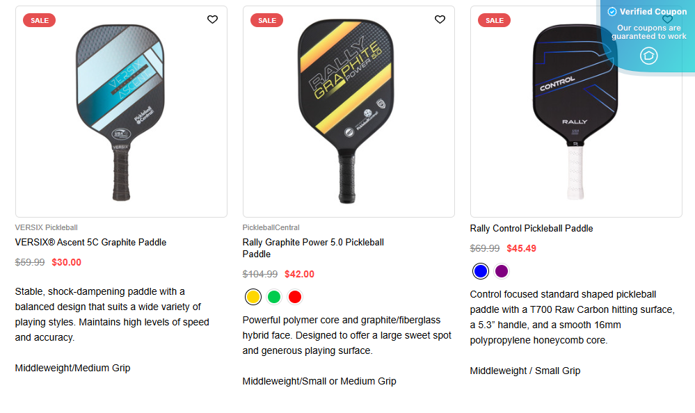 10% Off Pickleball Central Coupons & Coupon Codes - April 2025