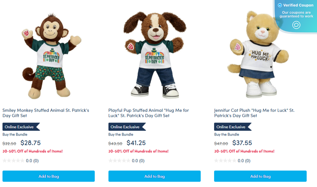 20% Off Build-A-Bear Coupons & Promo Codes - April 2025