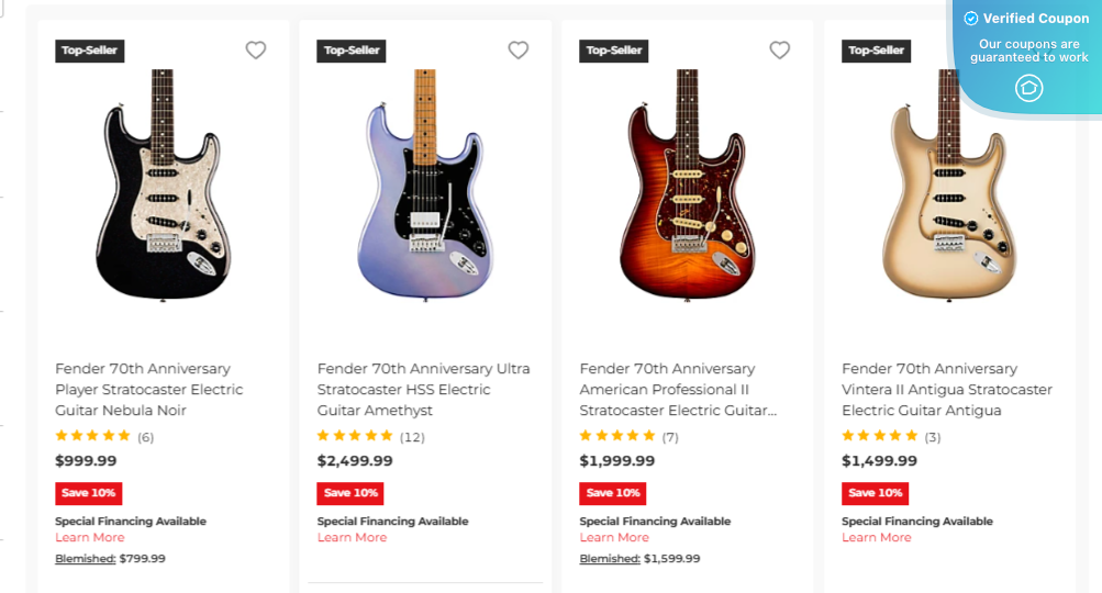 10% Off Guitar Center Coupons & Coupon Codes - April 2025