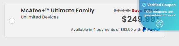 65% Off McAfee Coupons & Discounts + 18% Cash Back - April