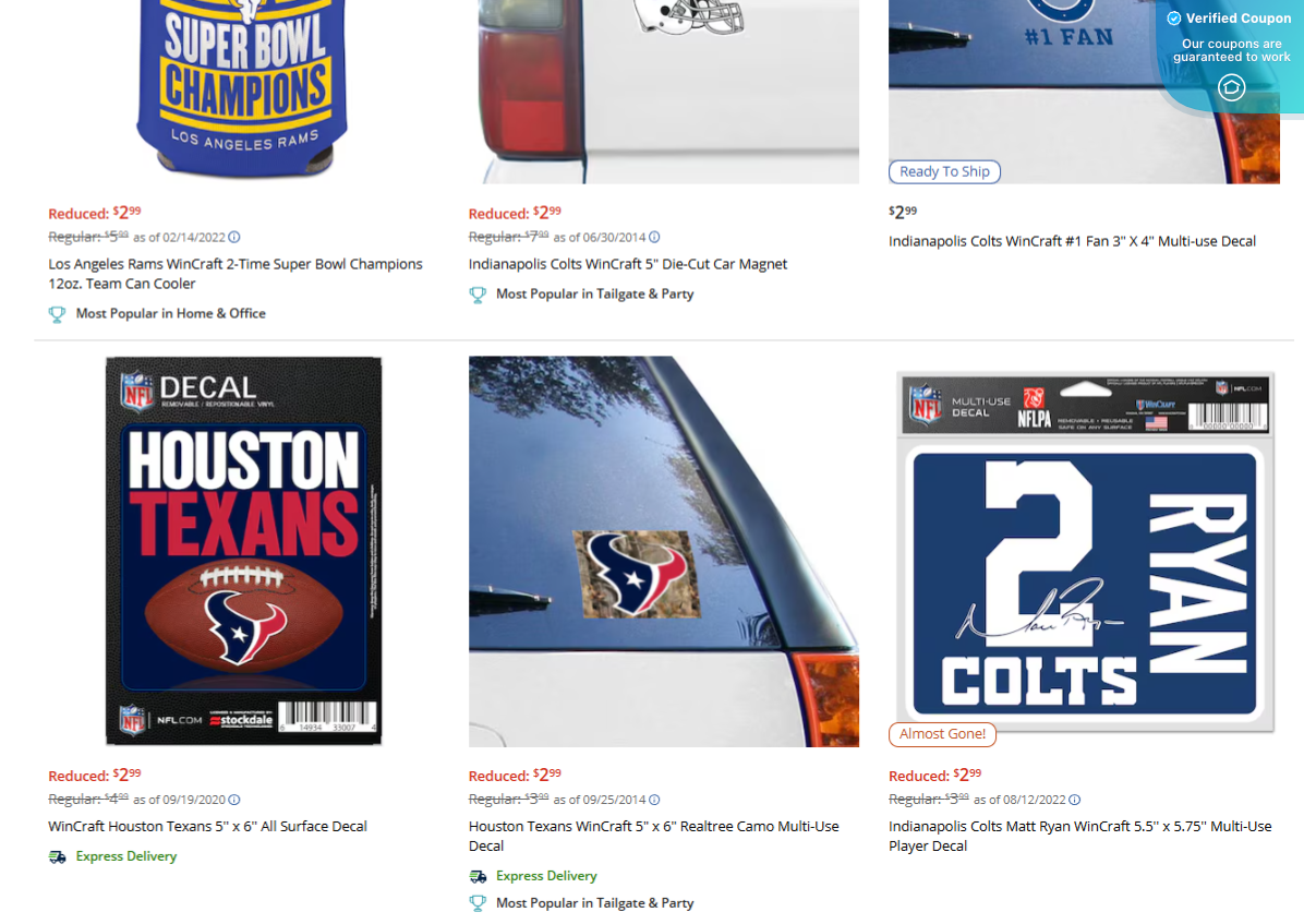 30% Off NFL Shop Coupons & Coupon Codes - April 2025
