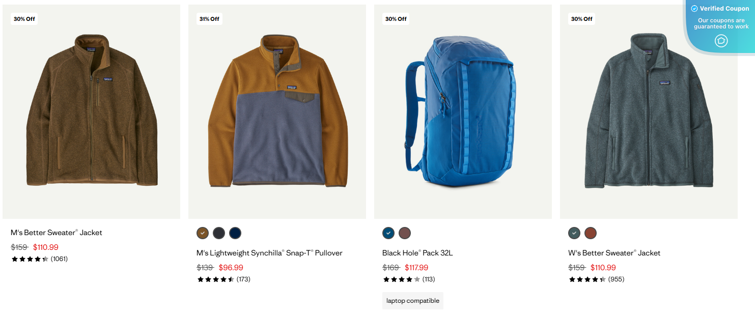 10% Off Patagonia Coupons & Promo Codes - April 2025