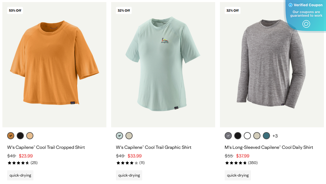 10% Off Patagonia Coupons & Promo Codes - March 2025