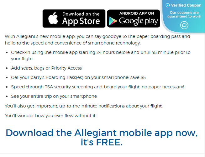 20% Off Allegiant Air Coupons & Coupon Codes - March 2025