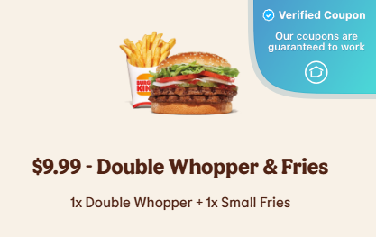 Burger King Coupons & Coupon Codes: 25% Off - March 2025