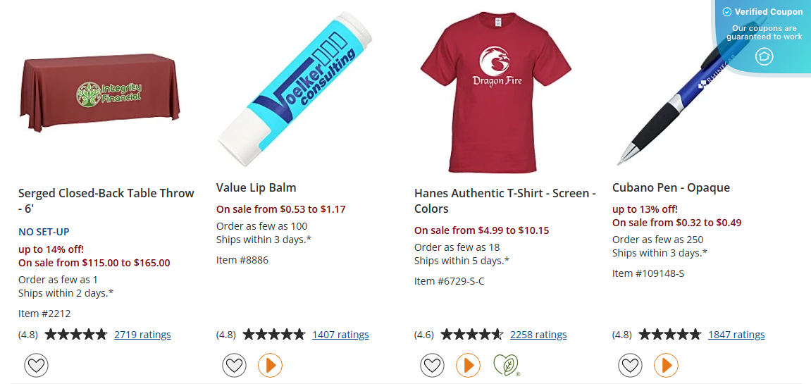 10% Off 4imprint Coupons & Coupon Codes - April 2025