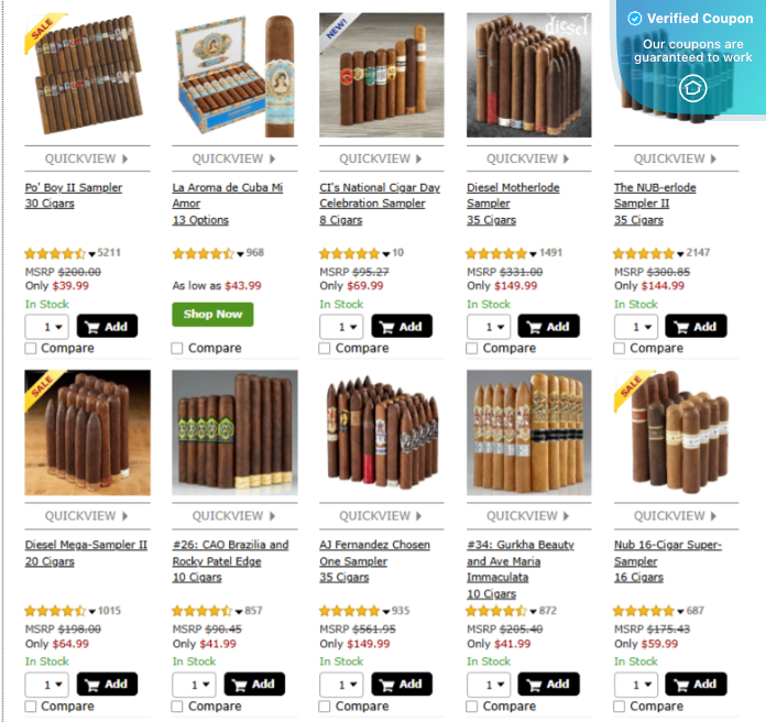 25% Off Cigars International Coupons & Coupon Codes - April 2025