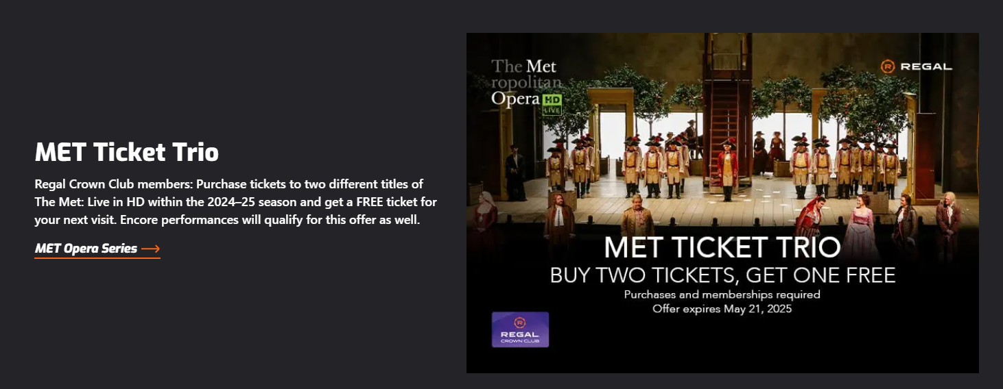 25% Off Regal Cinemas Coupons & Promo Codes - April 2025