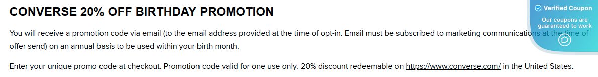 15% Off Converse Coupons & Promo Codes + 4.5% Cash Back