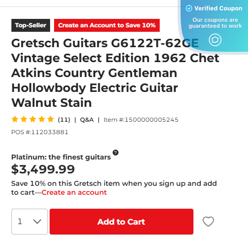 10% Off Guitar Center Coupons & Coupon Codes - April 2025