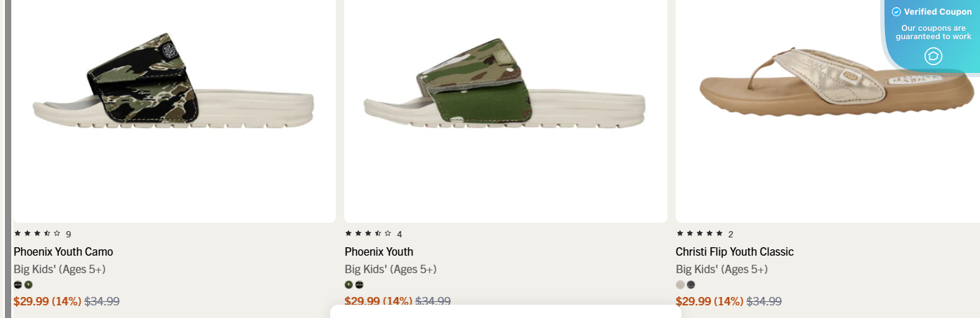 30% Off Hey Dude Coupons & Discount Codes + 10% Cash Back