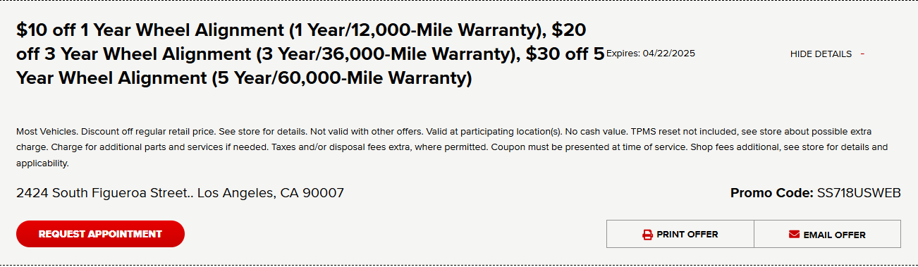 $20 Off Midas Coupons & Promo Codes - April 2025