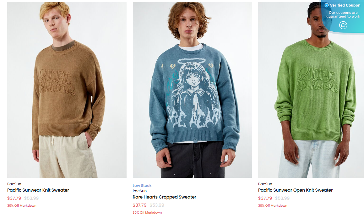 20% Off PacSun Coupons & Promo Codes - April 2025