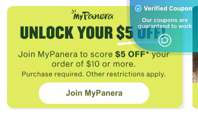 15% Off Panera Coupons & Coupon Codes - April 2025