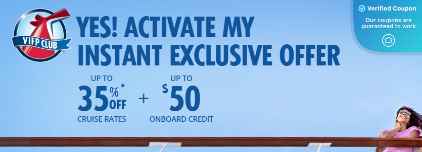40% Off Carnival Cruise Coupons & Promo Codes - May 2025