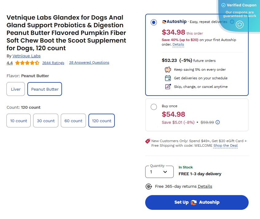 35% Off Chewy Coupons & Promo Codes - April 2025