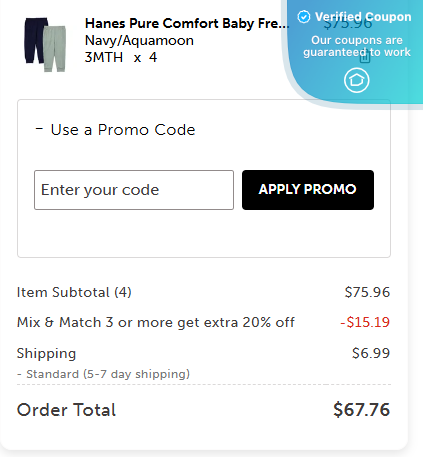 20% Off Hanes Coupons & Promo Codes + 0.43% Cash Back