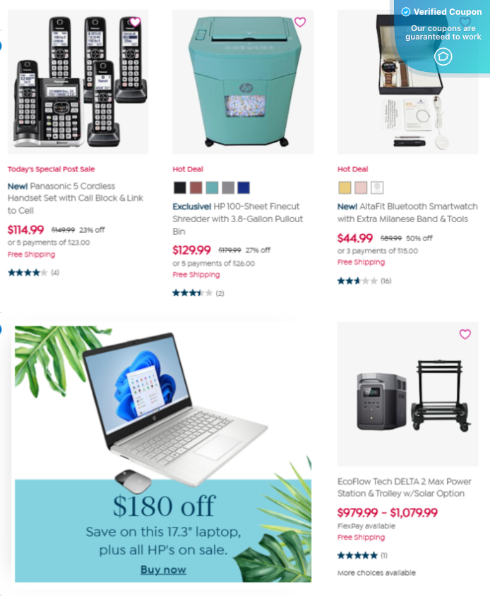 $10 Off HSN Coupons & Promo Codes + 5% Cash Back - April