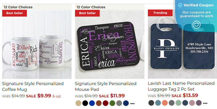 25% Off Personalization Mall Coupons & Promo Codes - April
