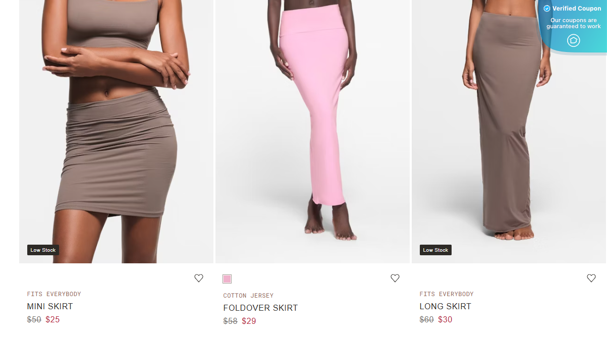 15% Off Skims Coupons & Discount Codes - April 2025