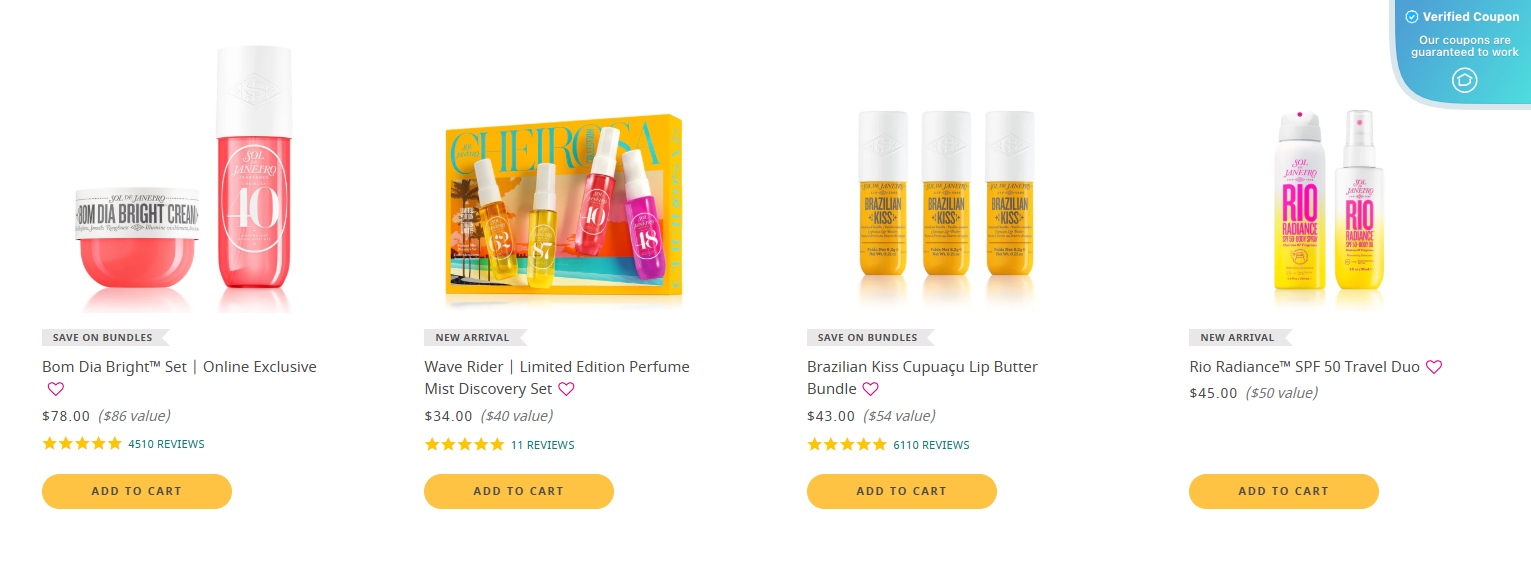 $20 Off Sol de Janeiro Coupons & Discount Codes - April