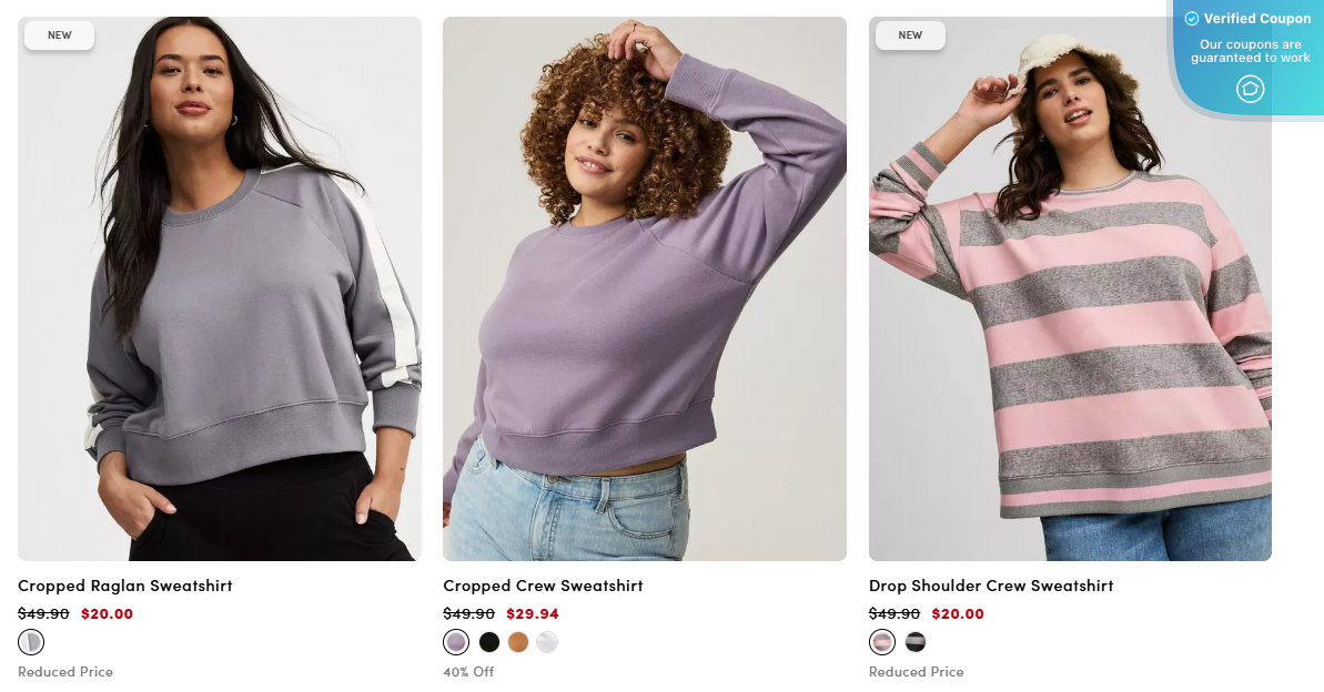 50% Off Torrid Coupons & Promo Codes - April 2025