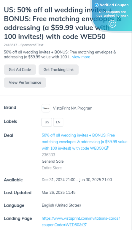 25% Off Vistaprint Coupons & Promo Codes - April 2025