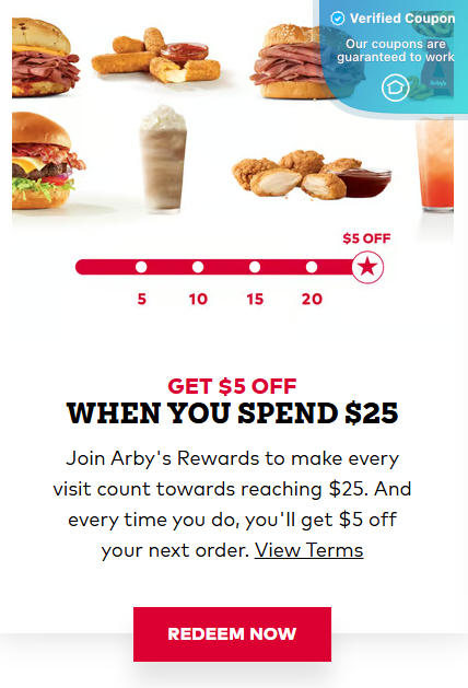 25% Off Arby's Coupons & Promo Codes - April 2025