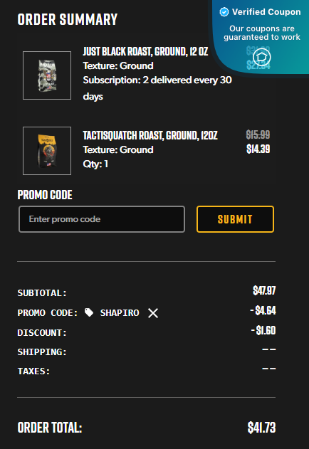 40% Off Black Rifle Coffee Coupons & Coupon Codes - April 2025