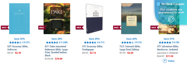 40% Off Christian Book Coupons & Promo Codes + 2% Cash Back