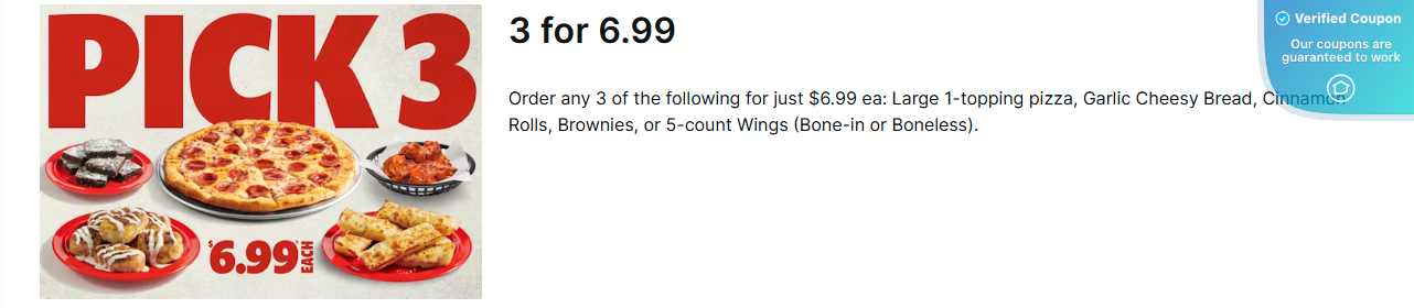 CiCi's Pizza Coupons & Promo Codes - April 2025