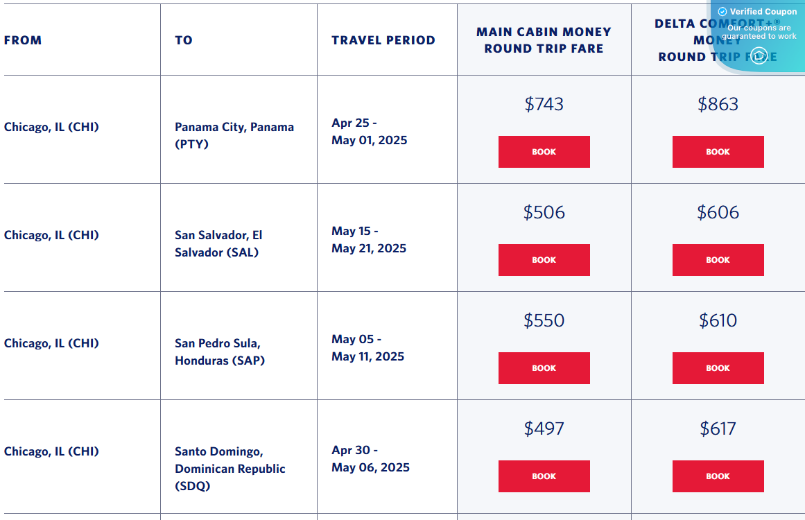 15% Off Delta Coupons & Coupon Codes - April 2025