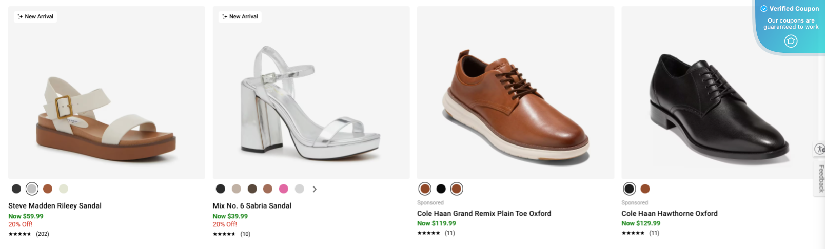 20% Off DSW Coupons & Promo Codes + 0.6% Cash Back - April