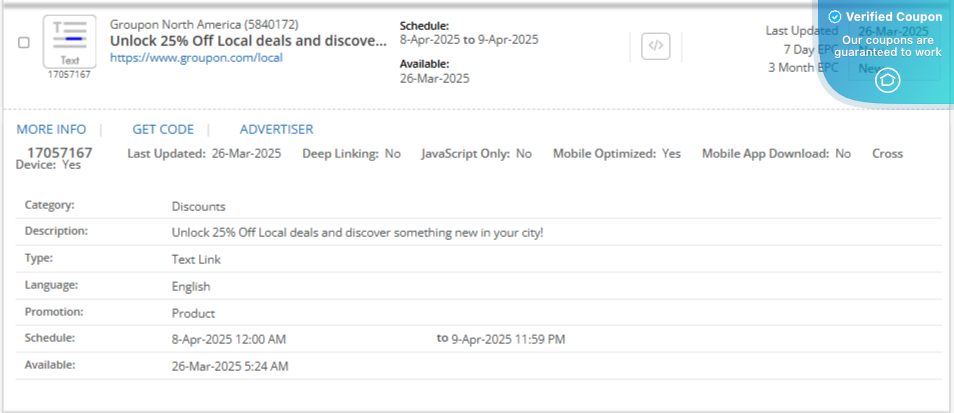 25% Off Groupon Coupons & Promo Codes - April 2025