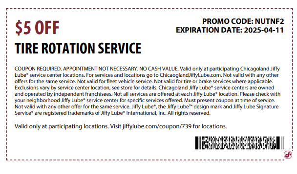 15% Off Jiffy Lube Coupons & Promo Codes - May 2025